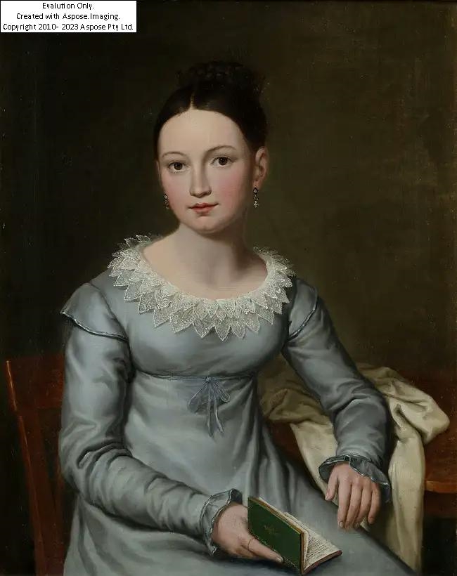 Friedrich Carl Gröger | German 1766-1838- Portrait of a young lady ...