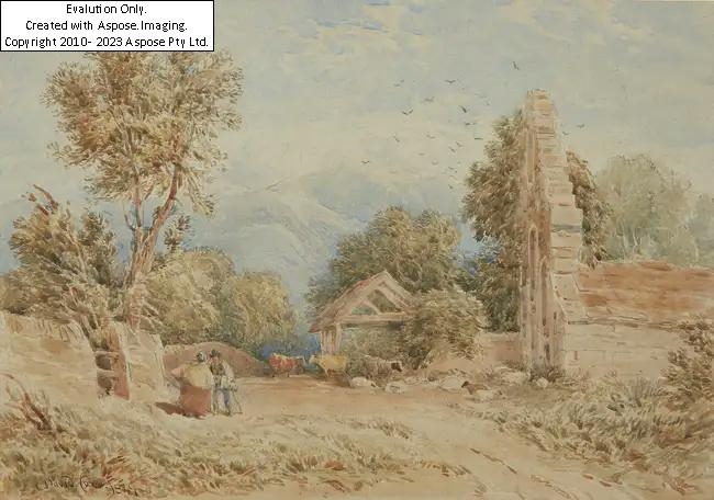 David Cox Sr. | A windmill in a landscape | MutualArt