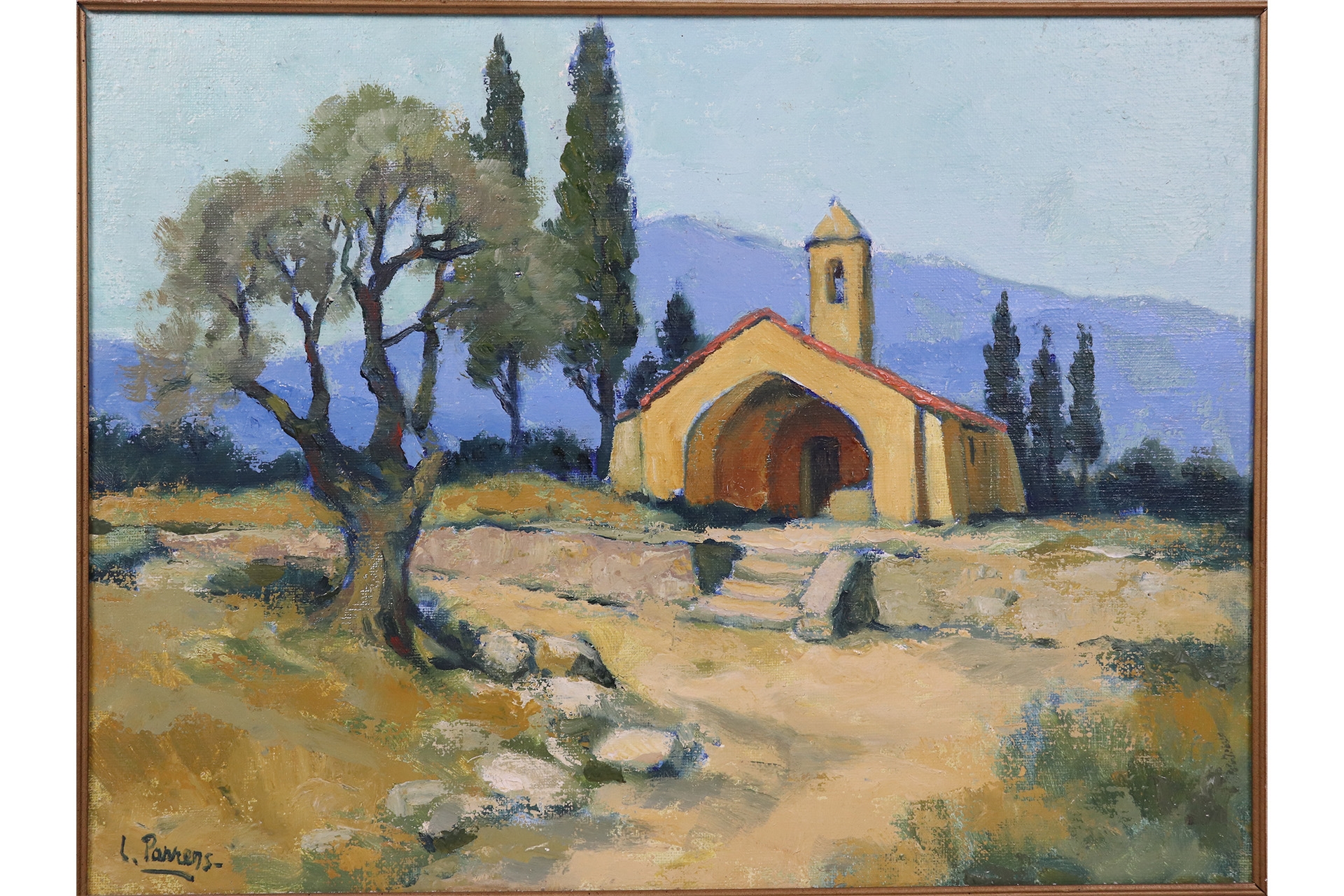 Louis Parrens | Paysage provençal Huile sur toile | MutualArt