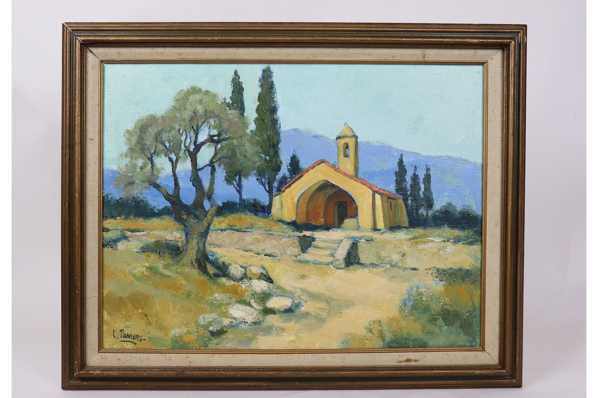 Louis Parrens | Paysage provençal Huile sur toile | MutualArt