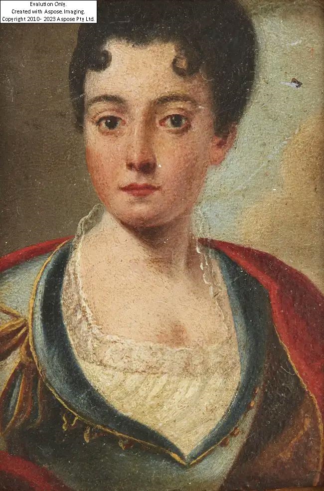 Christian Georg Schütz I | Swedish 1678-1732- Portrait of a young woman ...