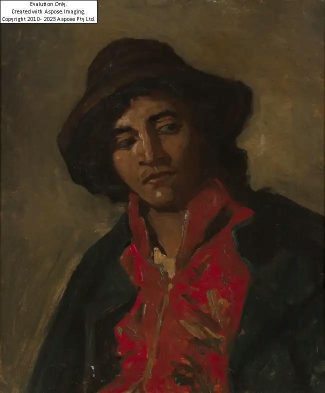 William Merritt Chase | American 1849-1916- Portrait of a young man ...