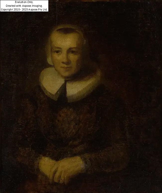 Rembrandt van Rijn | Dutch 1606-1669- Portrait of Baertje Martens; oil ...