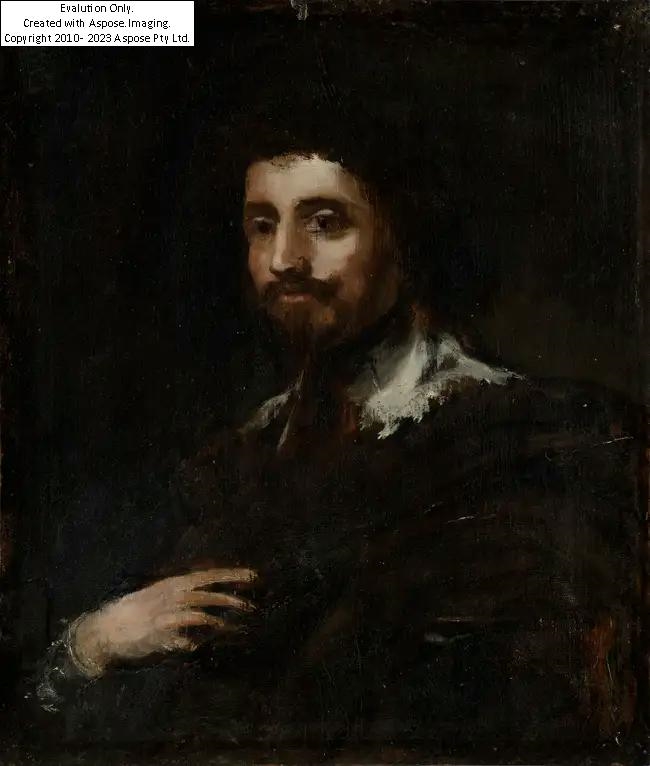 Anthony van Dyck | Flemish 1599-1641- Portrait of Michel le Blon; oil ...