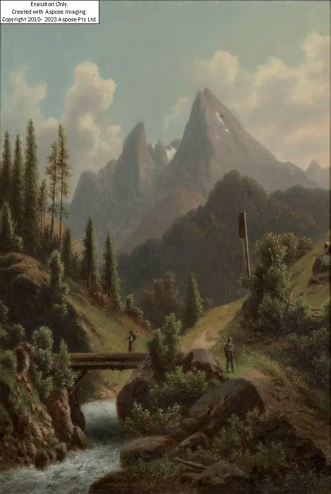 Alexandre Calame | Marine: an approaching tide (1858 - 1860) | MutualArt