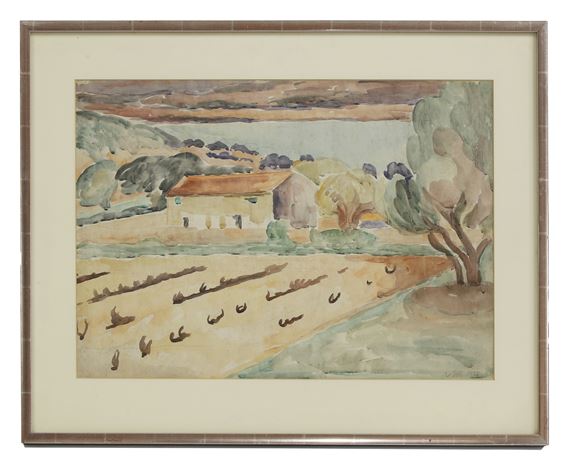 Vanessa Bell | French Landscape 1921 (1921) | MutualArt