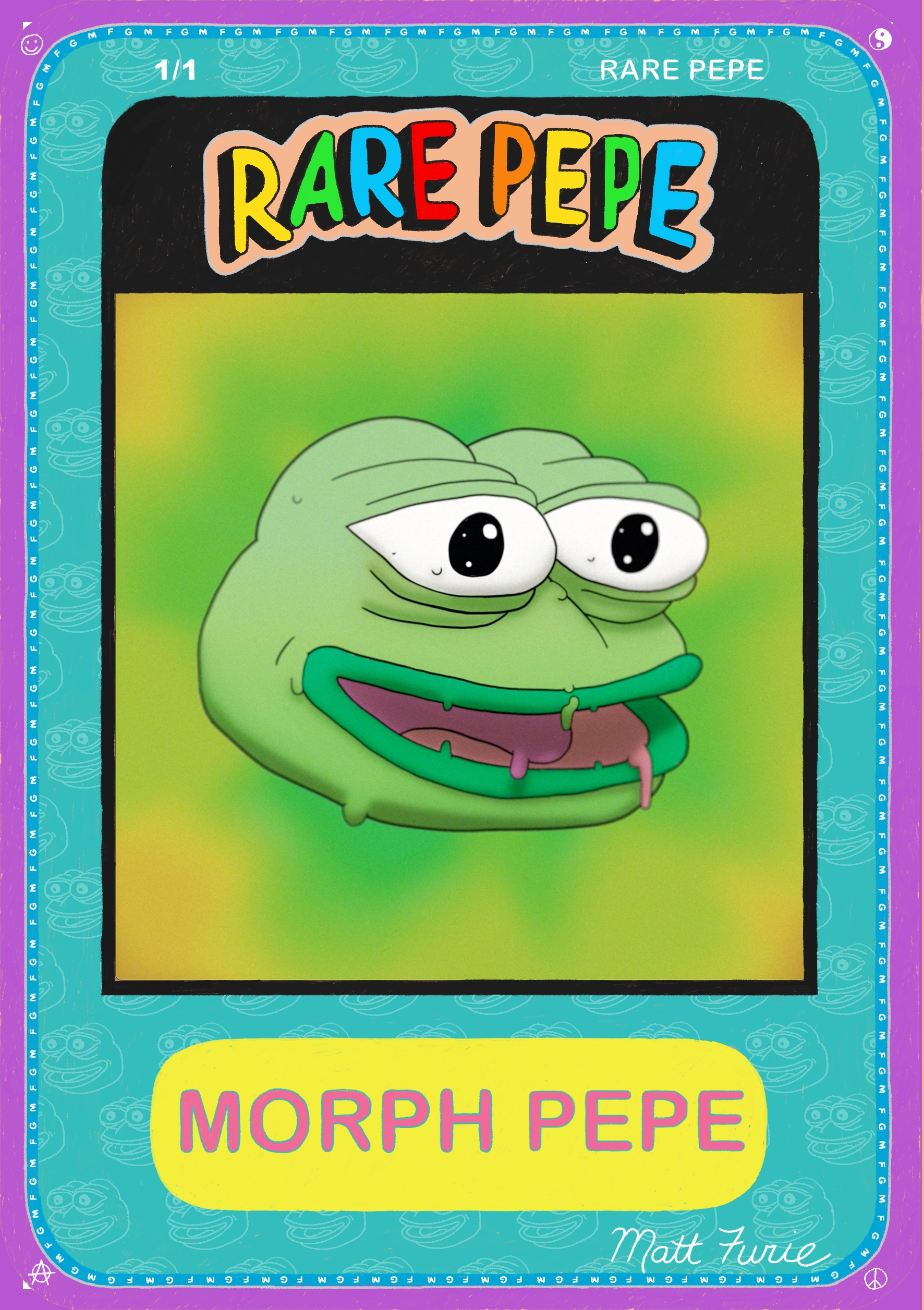 Matt Furie | 016 - Morph Pepe (2021) | MutualArt
