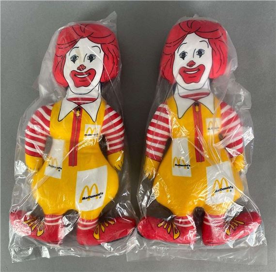 Ronald McDonald | Group of 2 1980s Ronald McDonald Plush Dolls | MutualArt
