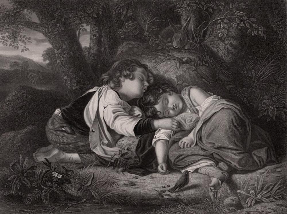 John Thomas Peele | 1800s John PEELE SIGNED Engraving Children Sleeping ...