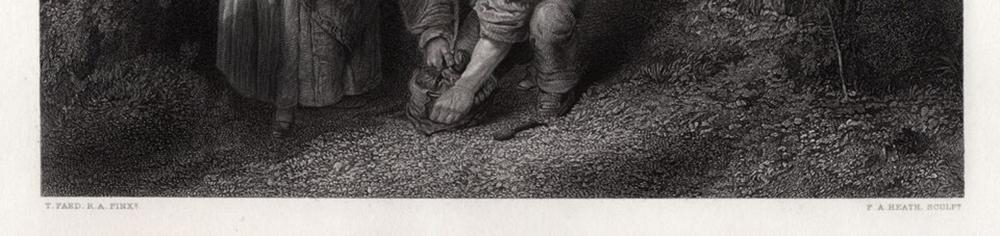 Thomas Faed | THOMAS FAED 1800s Engraving End of a Long Day SIGNED ...