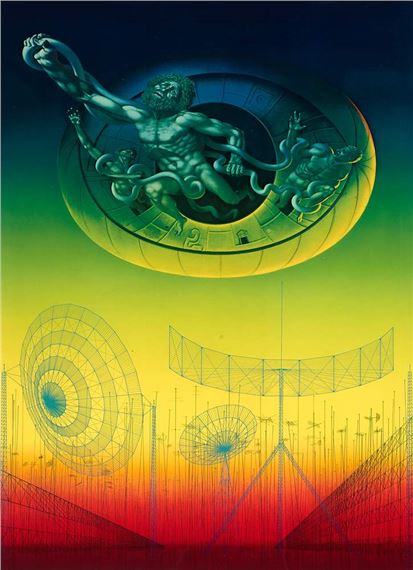 Rudolf Hausner | Sign (1973) | MutualArt