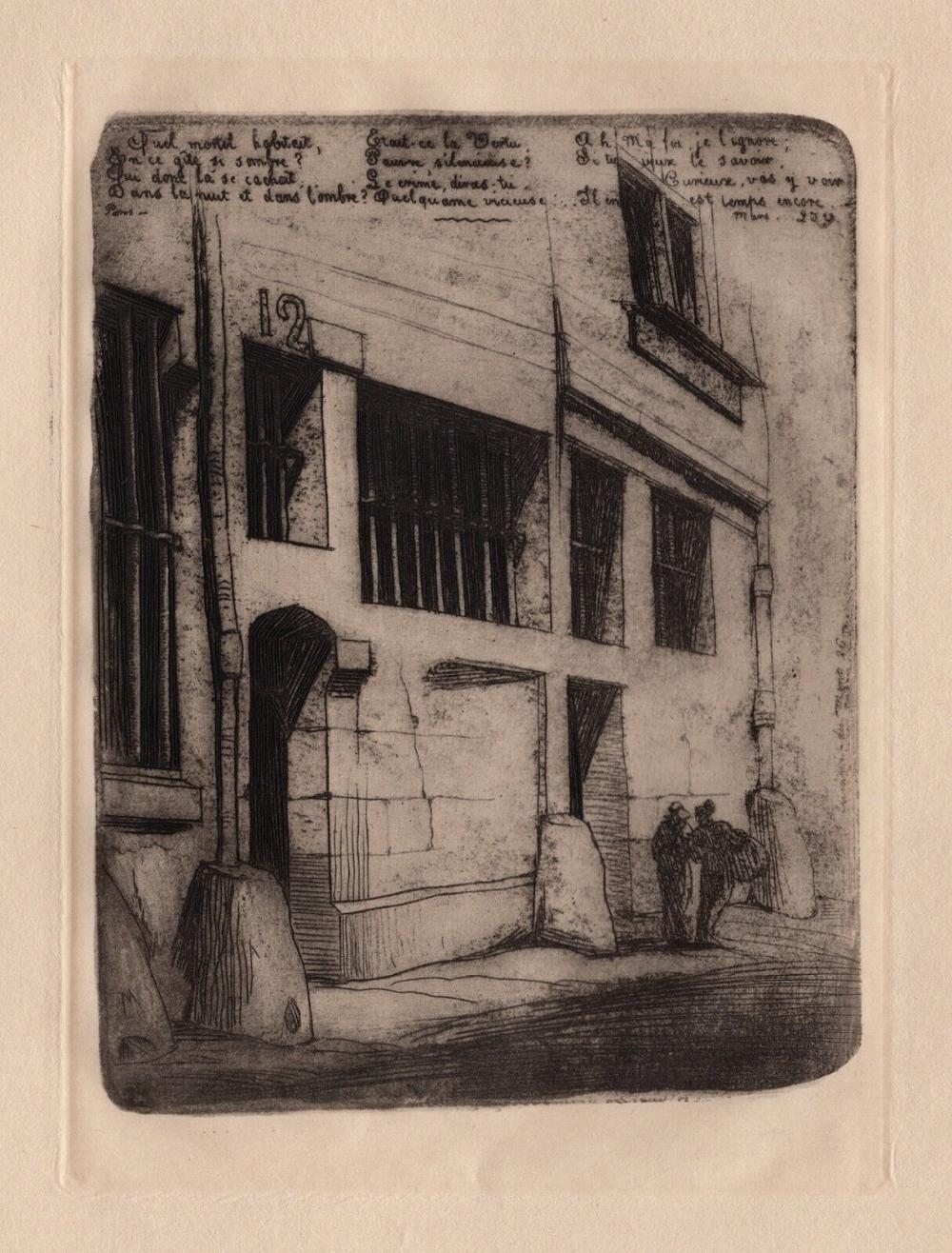 Charles Meryon | Bad Boys Street, Paris (La rue des Mauvais Garçons ...