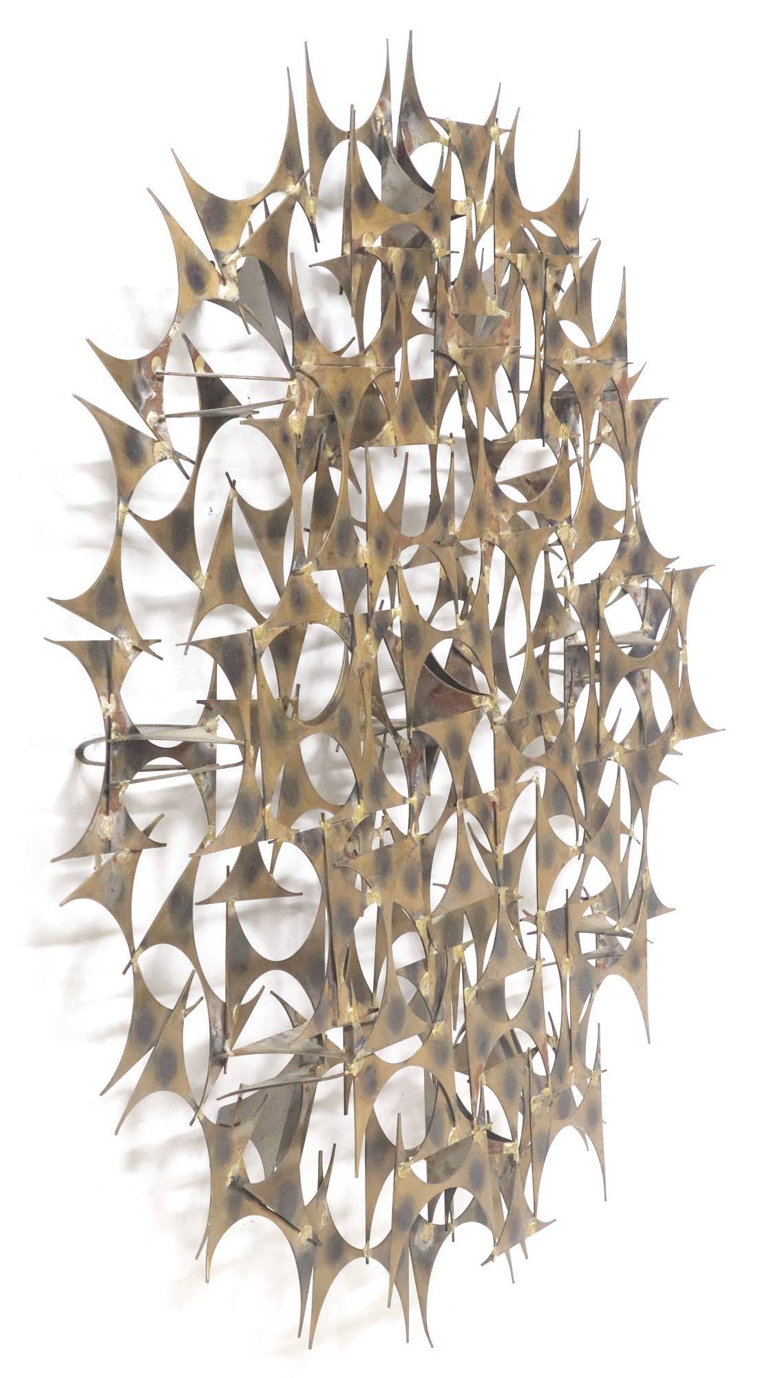 Marc Weinstein | Large Brutalist iron wall sculpture | MutualArt