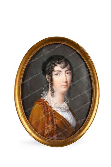 Jean-Baptiste-Jacques Augustin | Portrait of Elisa Bonaparte, Princess ...