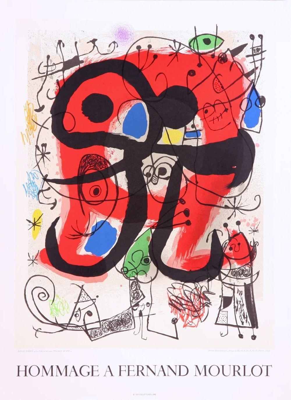 Joan Miró | Hommage a Fernand Mourlot (1990) | MutualArt