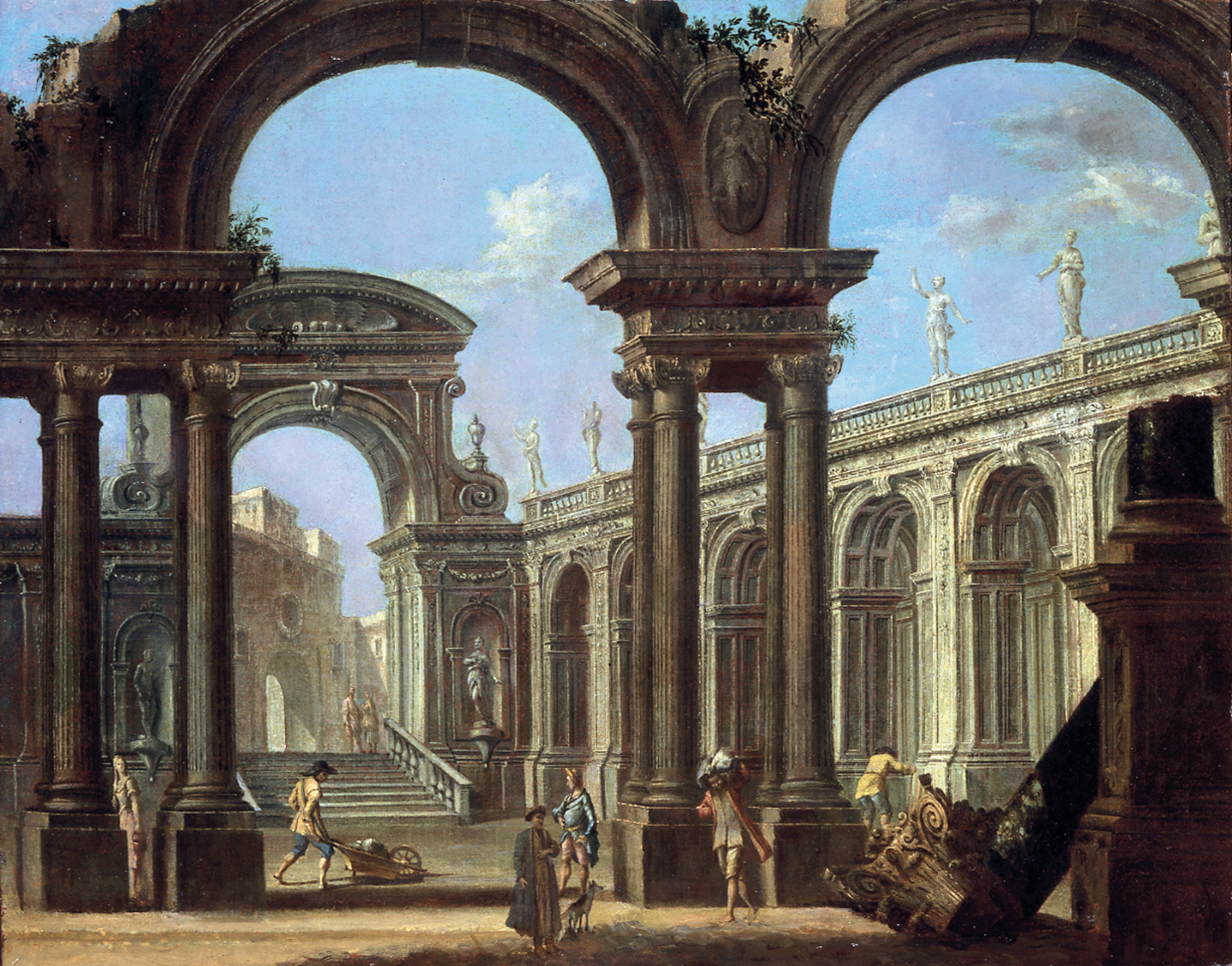 Antonio Visentini | Capriccio con architetture classiche | MutualArt