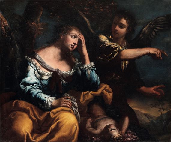 Matteo Ponzone | Agar e l'angelo | MutualArt