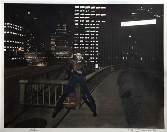 Richard D'Amore | Man and Street Lights (1983) | MutualArt