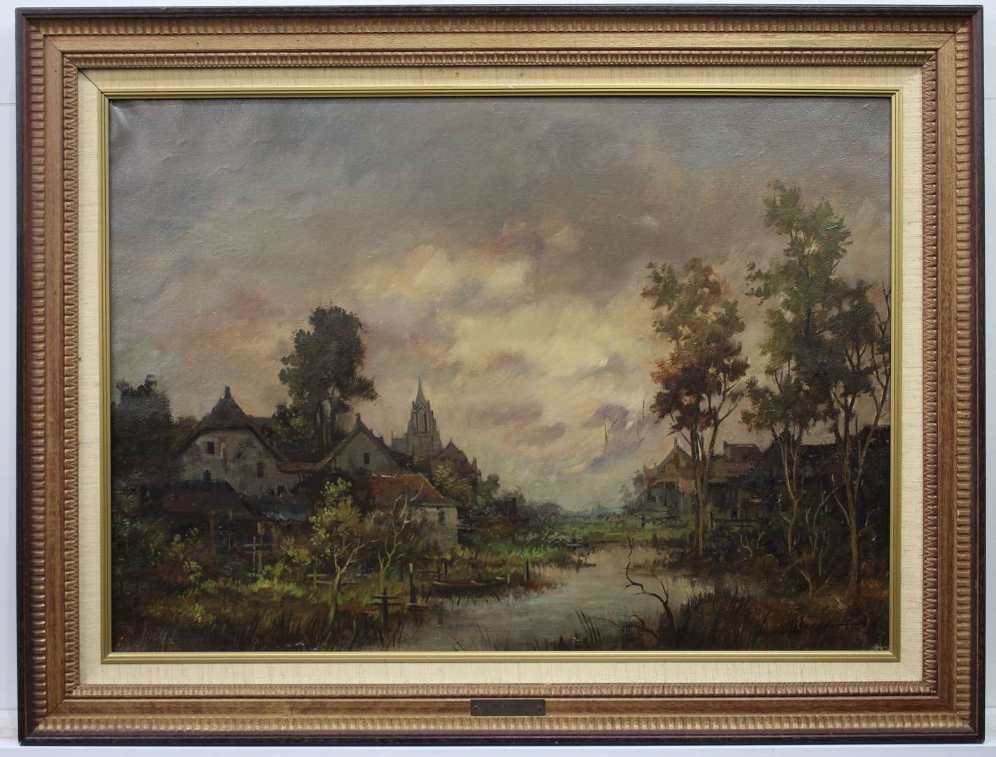 Harry Zeegers | Dorp aan de rand van het moeras | MutualArt