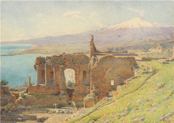 Ernest Arthur Rowe | Villa Cercola, Capri | MutualArt