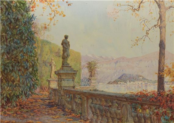Ernest Arthur Rowe | Villa Cercola, Capri | MutualArt