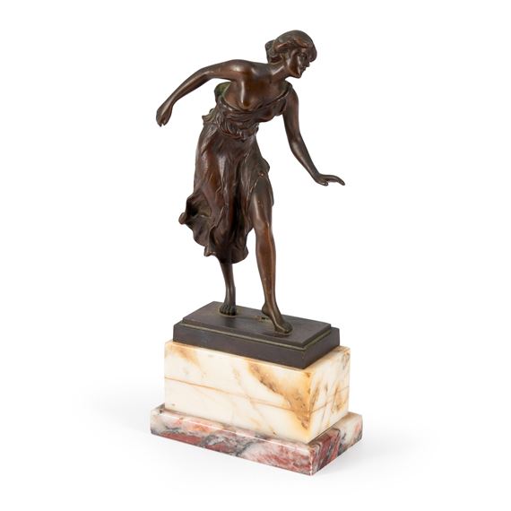 Georges Morin | BRONZE MODEL OF A DANCER | MutualArt