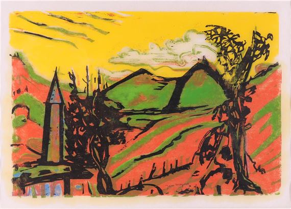 Jan Wiegers | View of Lugano (1958) | MutualArt