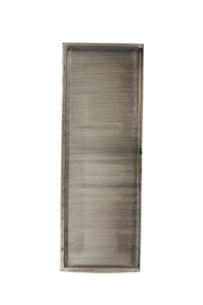 Jean Prouvé | Front panel Embossed aluminum structure H (1956) | MutualArt