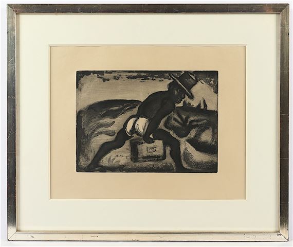 Georges Dominique Roualt | Nègre portant une valise, from ...