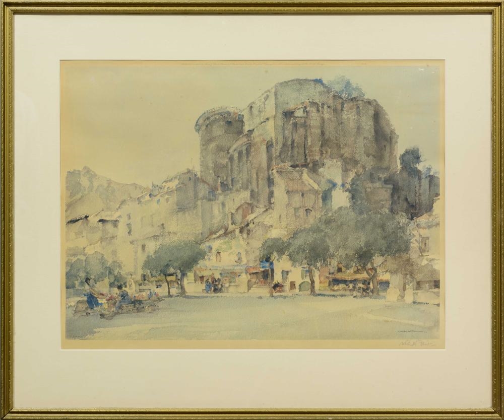William Russell Flint | Bamburgh Beach and Holy Island (1921) | MutualArt