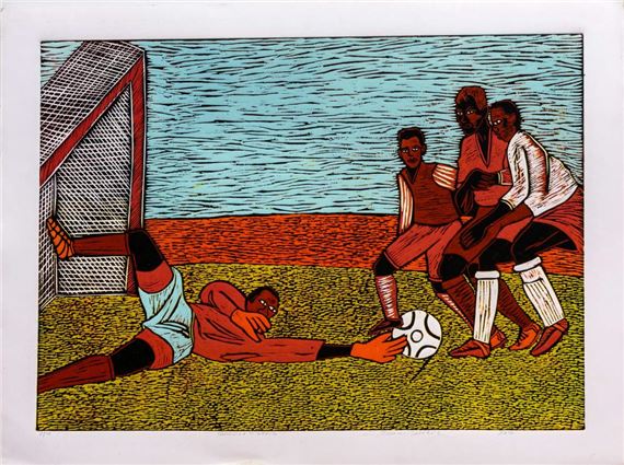 Isaac Sithole | Soccer in Africa (2010) | MutualArt