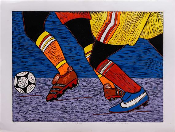 Isaac Sithole | Soccer in Africa (2010) | MutualArt