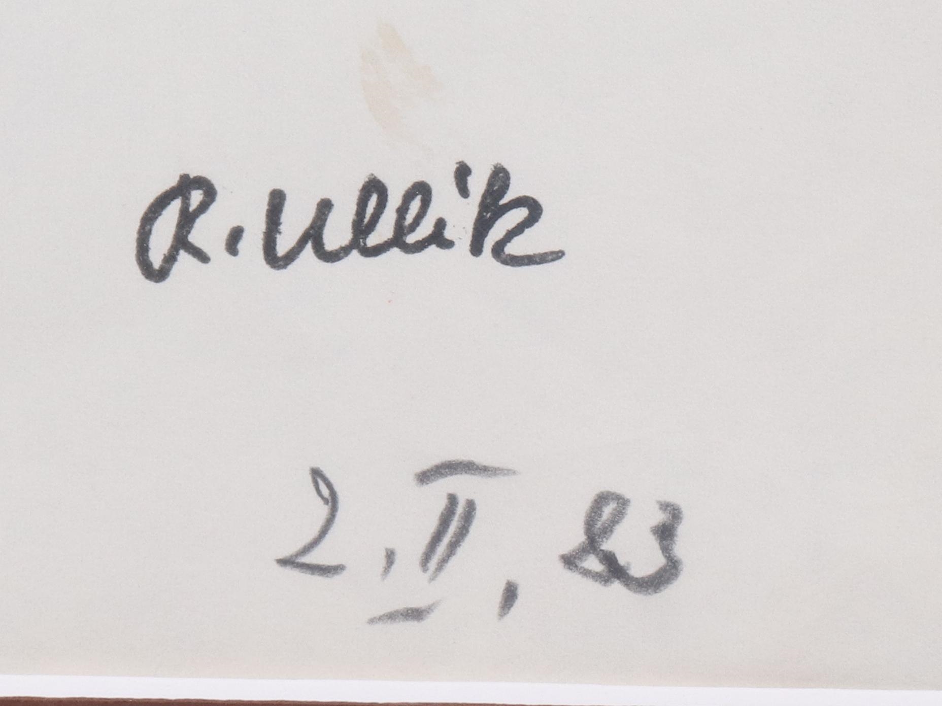 Rudolf Ullik | (Österreich 1900-1996), Weiblicher Akt, Signaturstempel ...