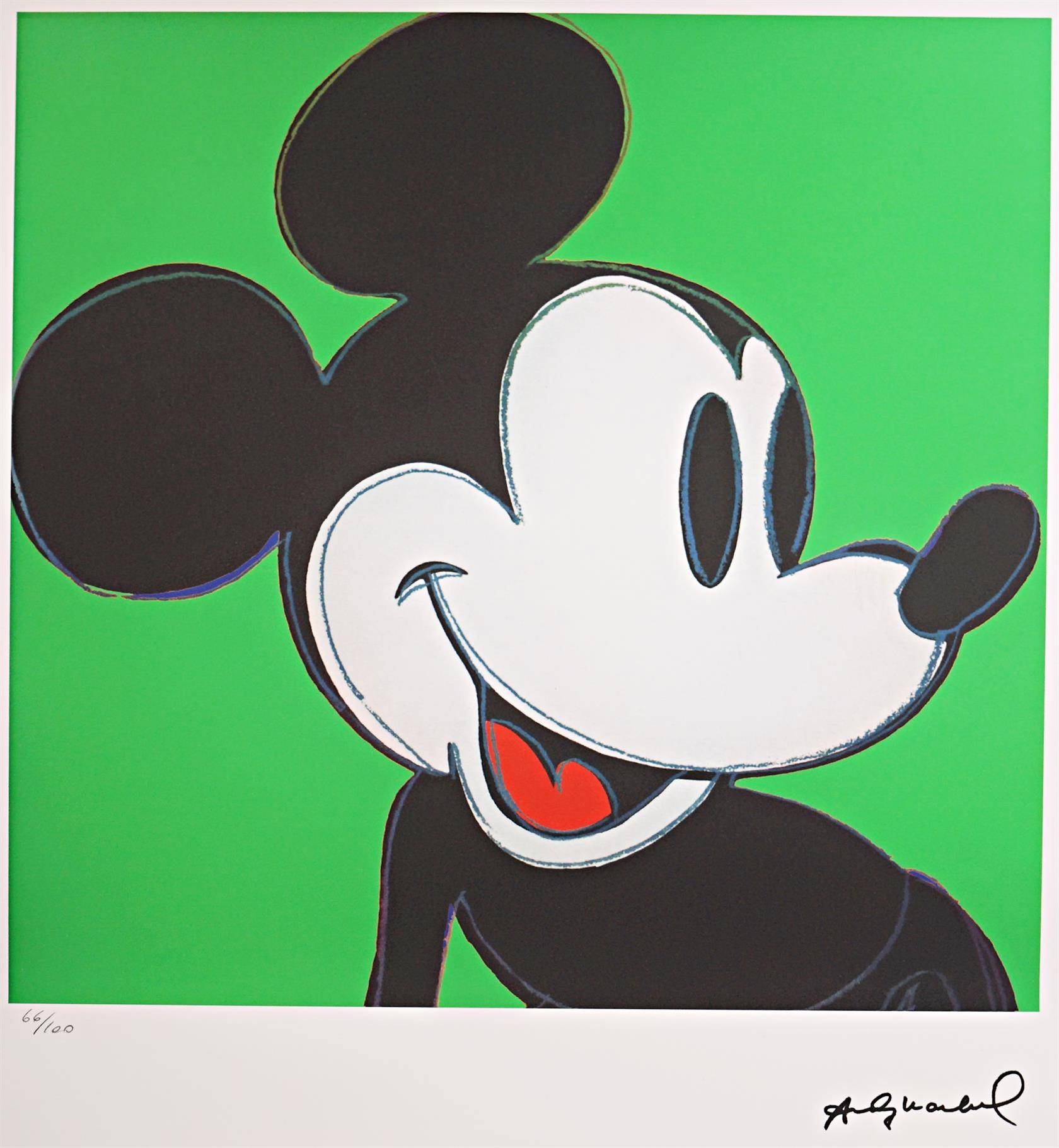 Andy Warhol | Mickey Mouse | MutualArt