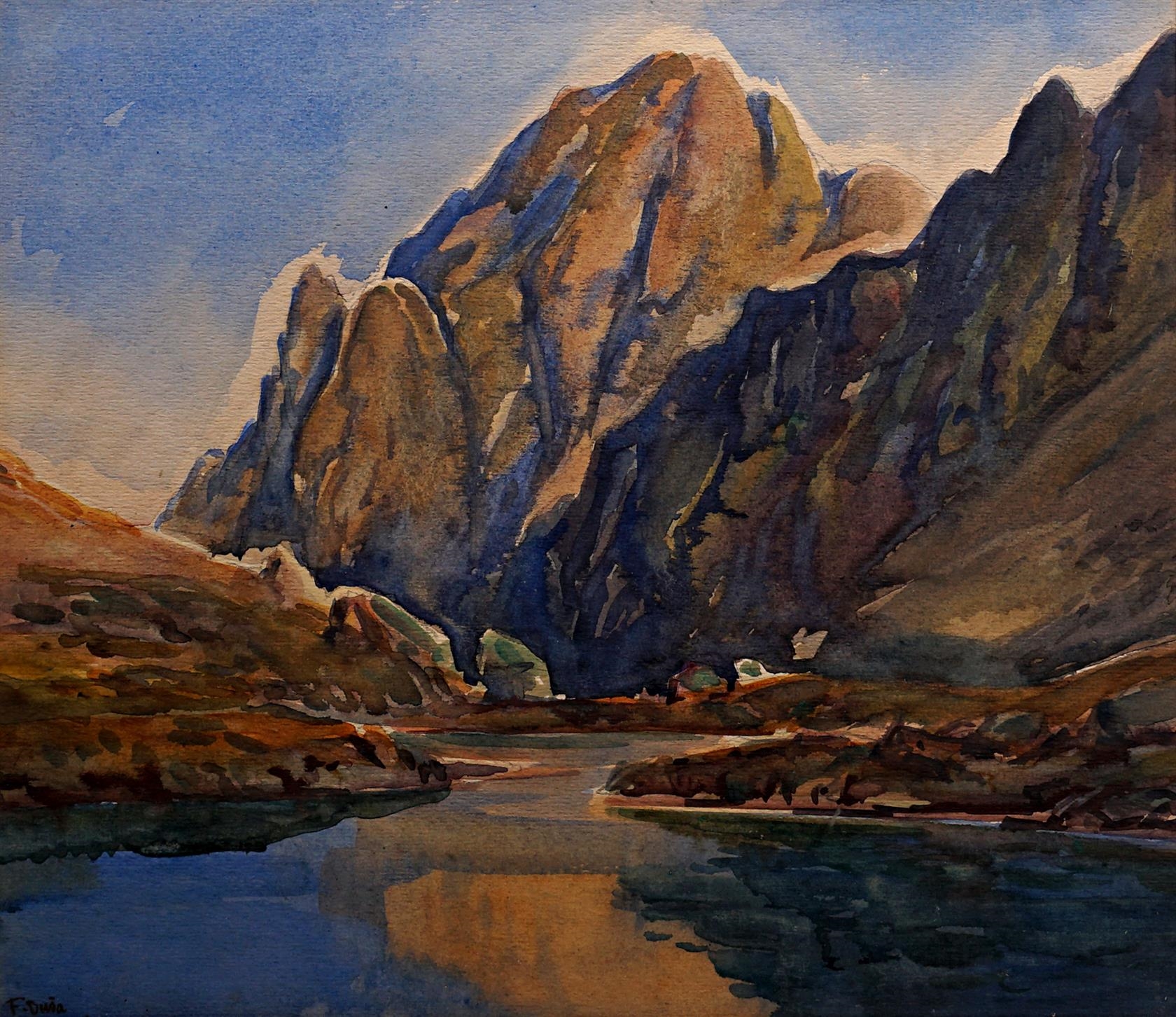 Ferdiš Duša | Malé Spišské pleso (Teryho chata) | MutualArt