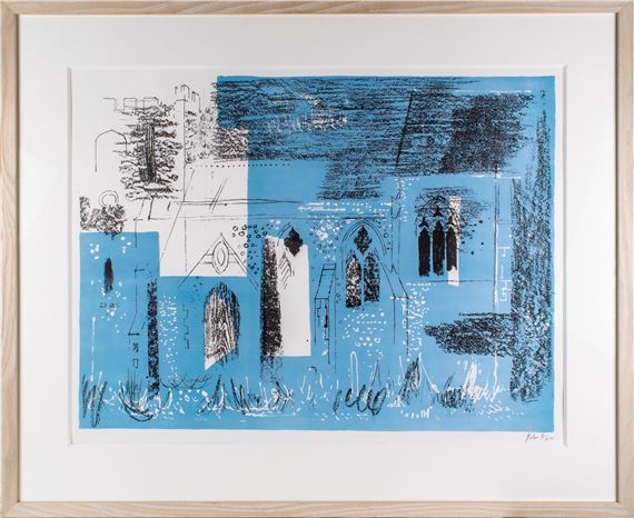 John Piper | Study for Salisbury Plain under plough (1942) | MutualArt