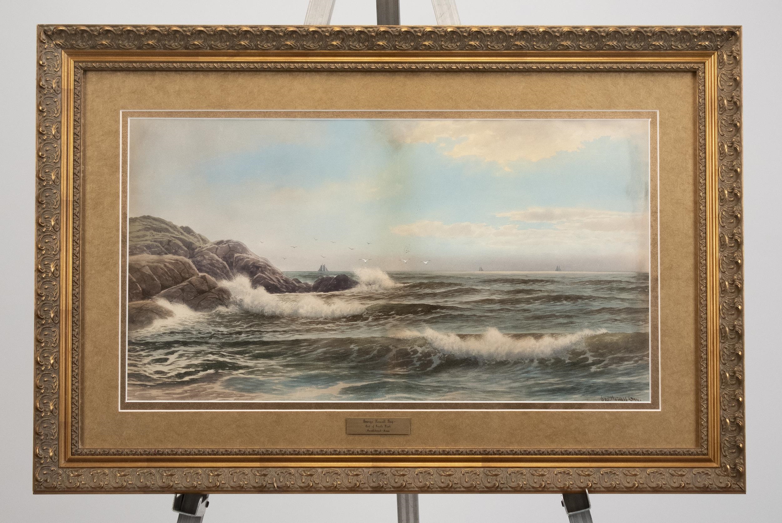 George Howell Gay | GEORGE HOWELL GAY WATERCOLOR, MARBLEHEAD MASS ...