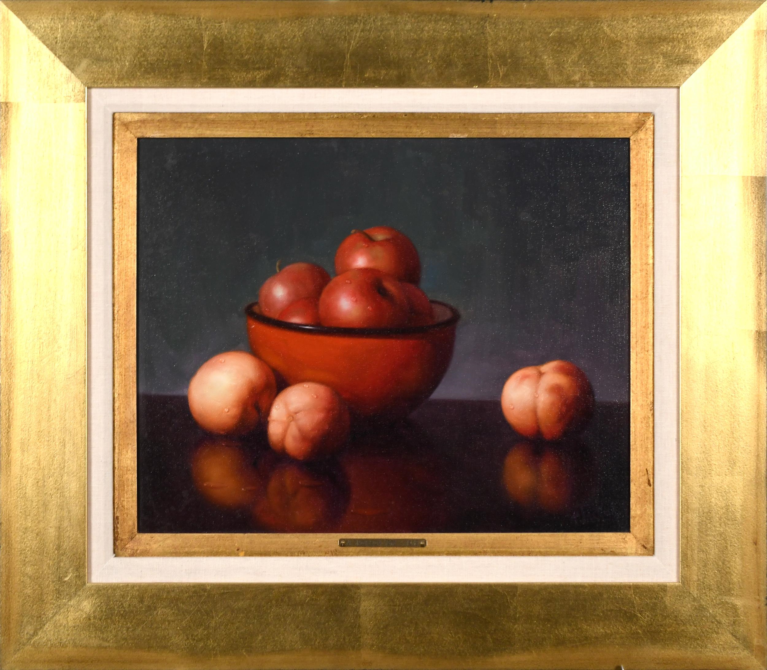 Al Jackson | ALFRED JACKSON OIL ON CANVAS, STILL LIFE WITH APPLES | MutualArt