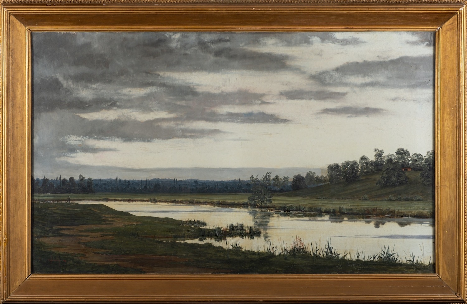 Stephen Coleridge | Riverscape - Oil on canvas (1889) | MutualArt