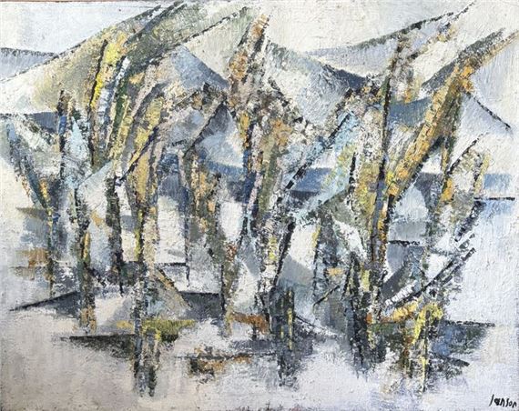 Marc Janson | Shrubs Oil on canvas | MutualArt