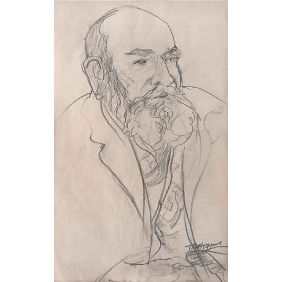 Pablo O'Higgins | Retrato del Padre Ángel María Garibay | MutualArt