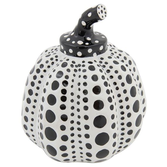 Yayoi Kusama | Pumpkin - Black and white | MutualArt