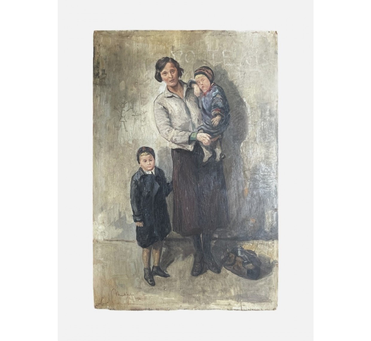 Vratislav Nechleba | Matka s dětmi | MutualArt
