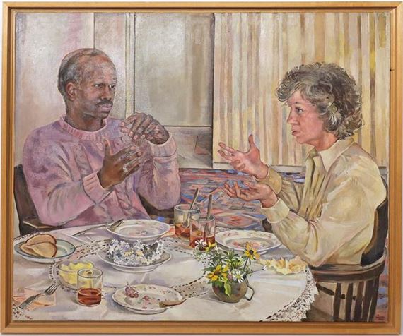 Edith Kramer | Conversation (1985) | MutualArt