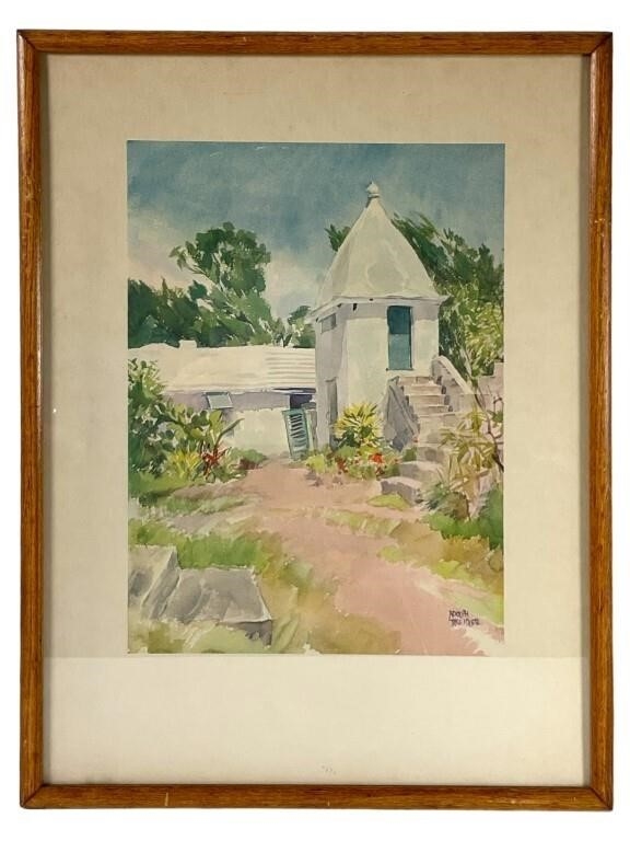 Adolph Treidler | Pr. Vintage Adolph Treidler Bermuda Framed Prints ...