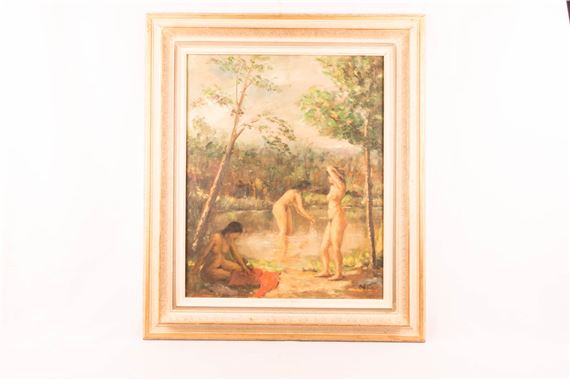 Josef Nassy | Josef Nassy (1904-1976) Frauen am Fluss | MutualArt