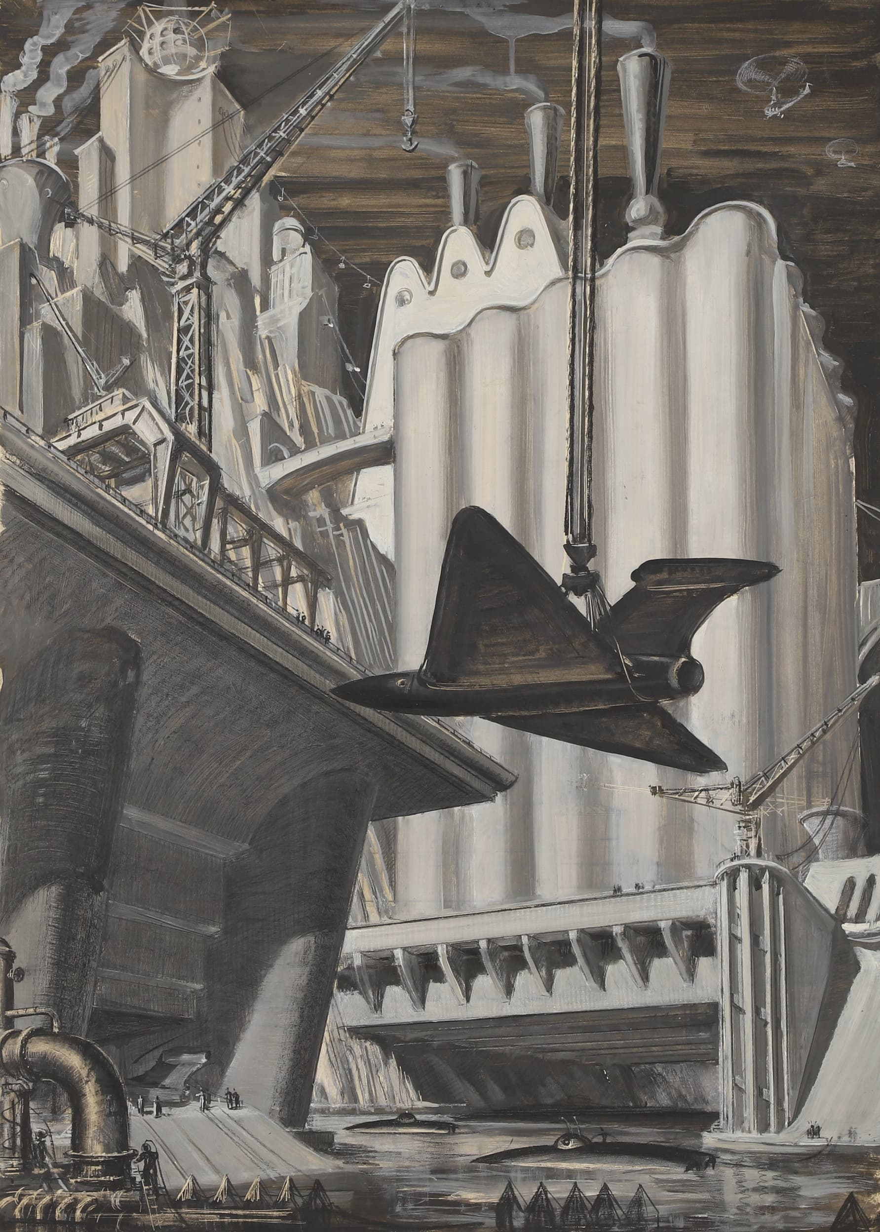 Paul Mantes | Chantier aéronaval | MutualArt