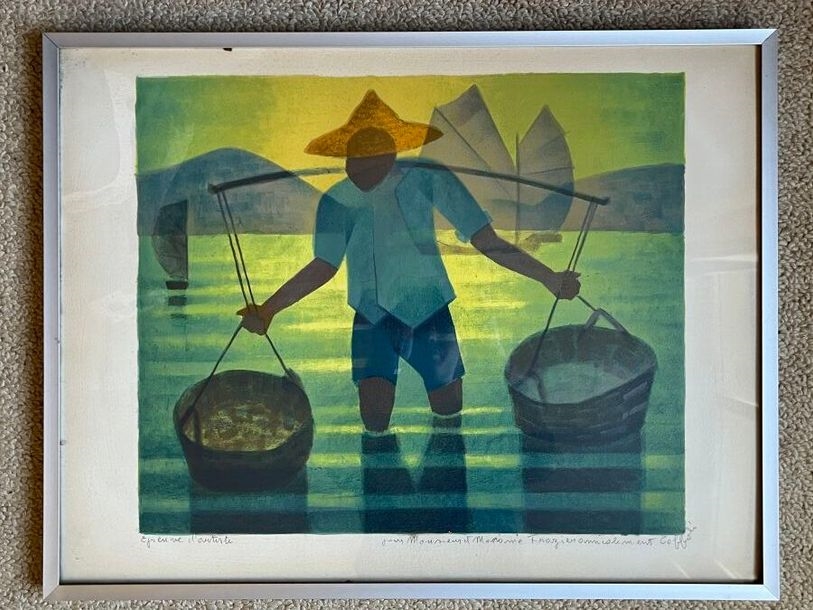 Louis Toffoli | After Louis TOFFOLI Fisherman Lithograph | MutualArt