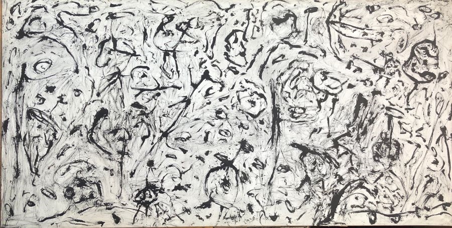 Paul Trajman | Composition Ink on canvas | MutualArt