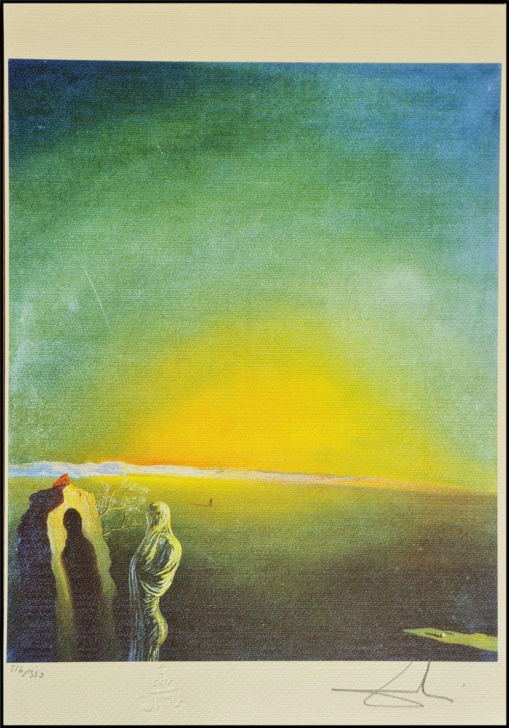 Salvador Dalí | Snake in Landscape (1975) | MutualArt